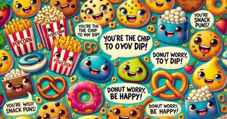120 Witty Snack Puns to Satisfy Your Hunger for Humor