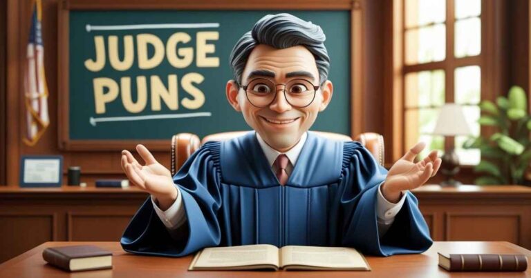 147+ Judge Puns That Will Make You Laugh in Court