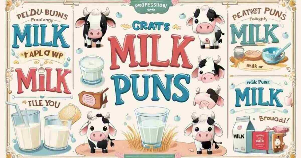 147+ Milk Puns That Are Udderly Hilarious and Moo-velous